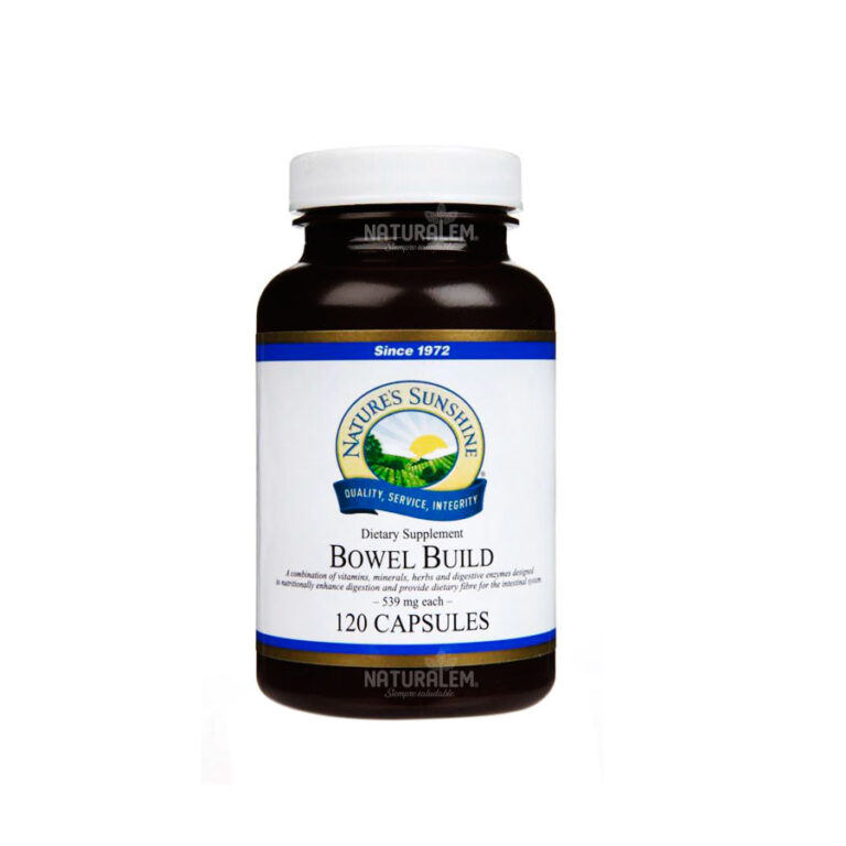 Bowel Build Colon Natures Sunshine 120 Cápsulas - Naturalem