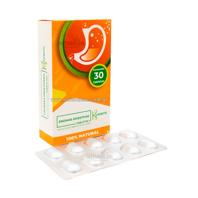 Enzimas Digestivas Kurantis 30 Tabletas - Naturalem