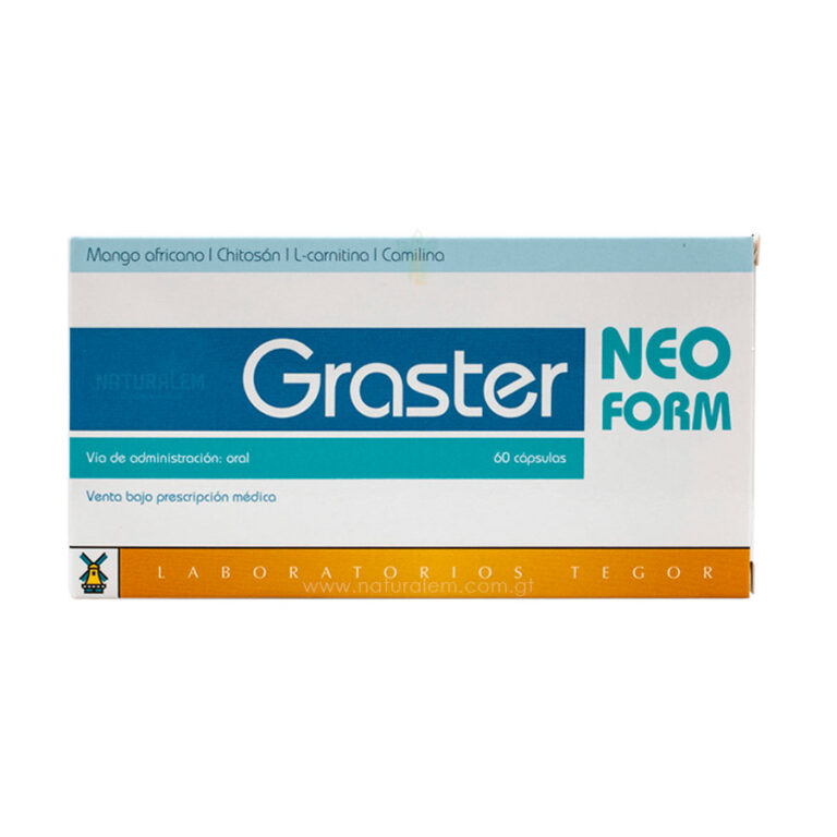 Graster Neoform Tegor 60 Cápsulas - Control de Peso - Naturalem