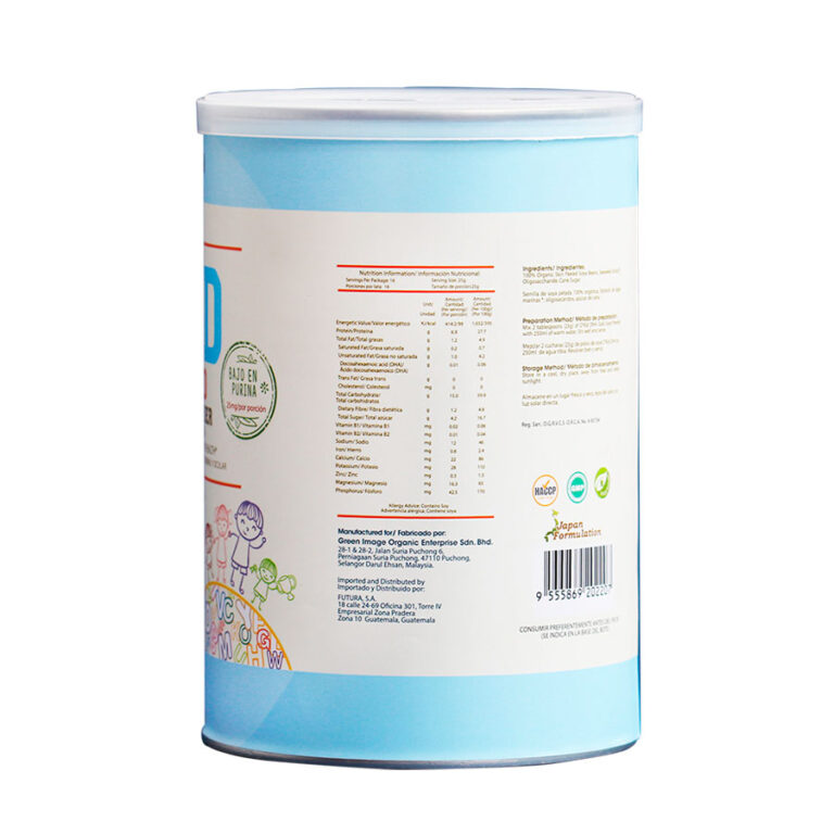 O'Kid DHA Gold Leche de Soya Orgánica Biogreen 400g - Naturalem