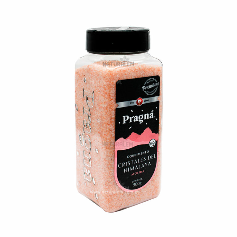 Sal Rosada de Himalaya Molida Pragná 500g - Naturalem