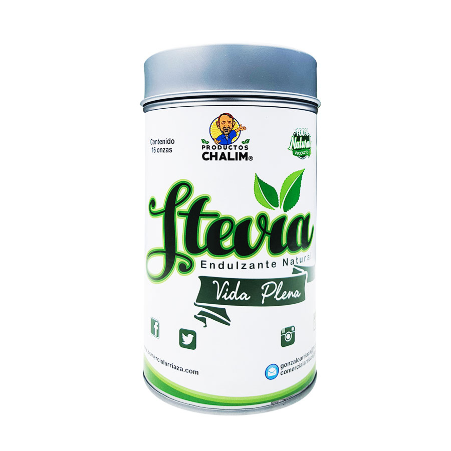 Stevia Pulverizada 100% natural. 1 Libra - Naturalem